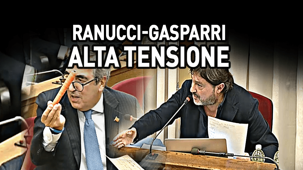 Scontro in Commissione: Gasparri show, Ranucci risponde "Continua a ...